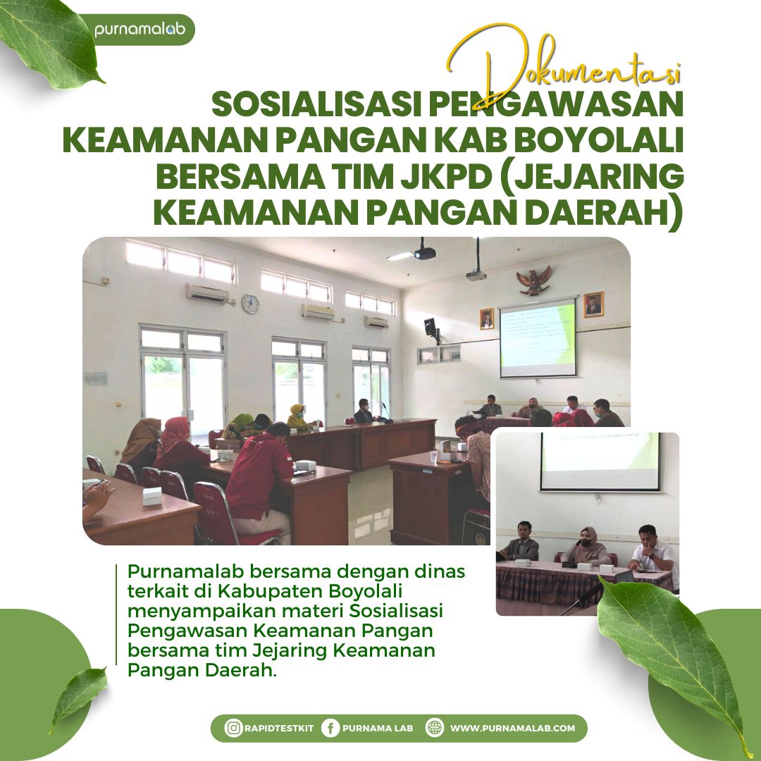 [DOKUMENTASI] Sosialisasi Pengawasan Keamanan Pangan Kabupaten Boyolali ...